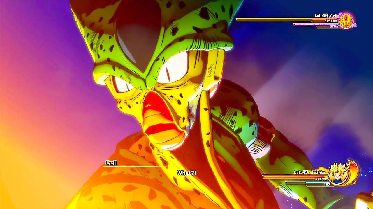 Future Trunks Vs Future Cell Boss Fight - Dragon Ball Z Kakarot - YouTube