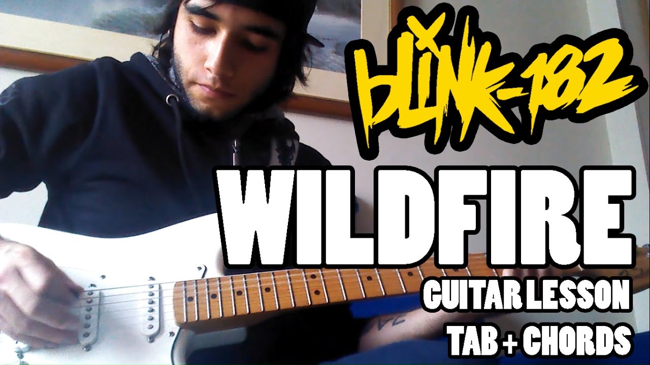 Blink-182 - Wildfire - Guitar Lesson with TAB and Chords - YouTube