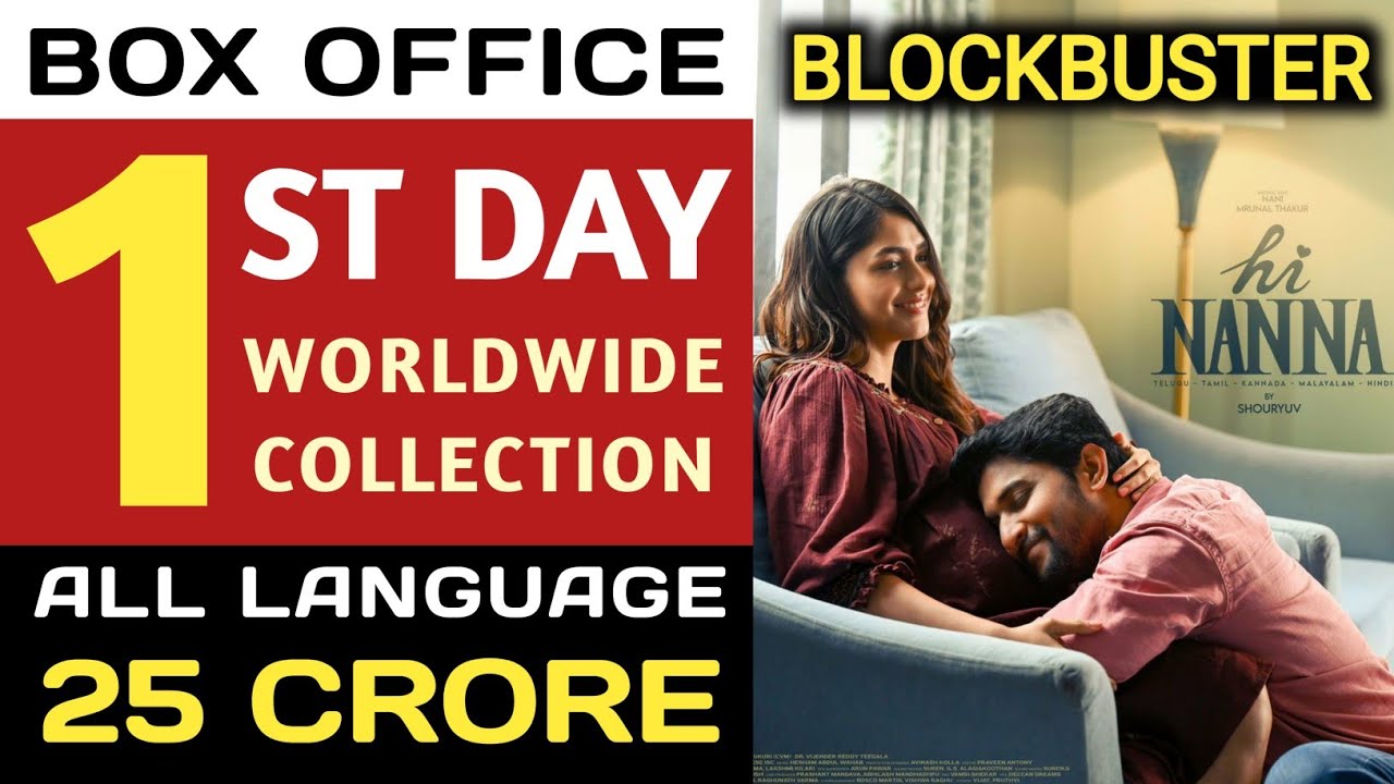 Hi Nanna 1st Day Collection | Hi Nanna First Day Collection | Hi Nanna ...