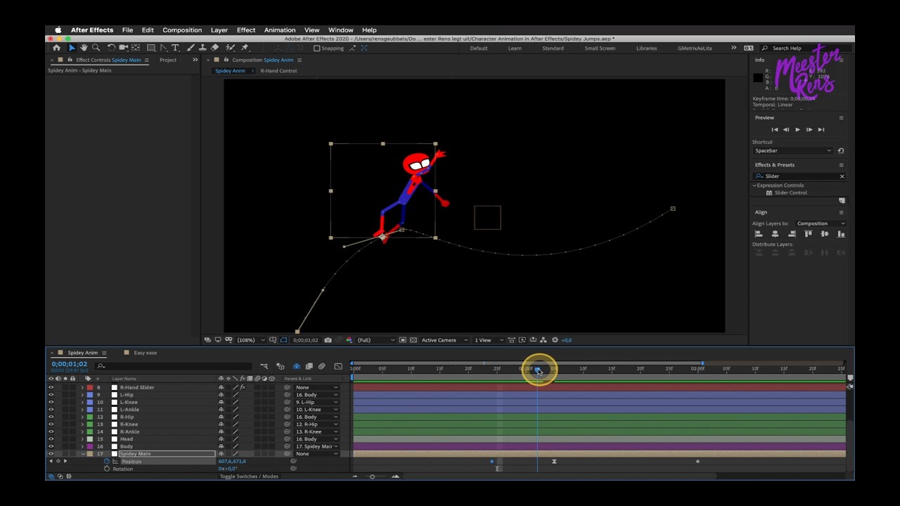 3 - Character Animation: Animeren in After Effects - YouTube