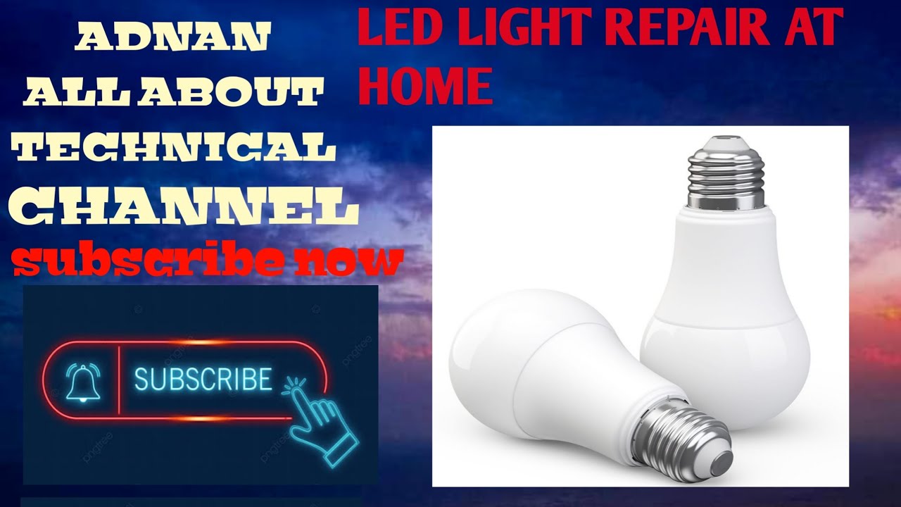 How to repair led light bulb | led bulb repair in urdu hindi - YouTube