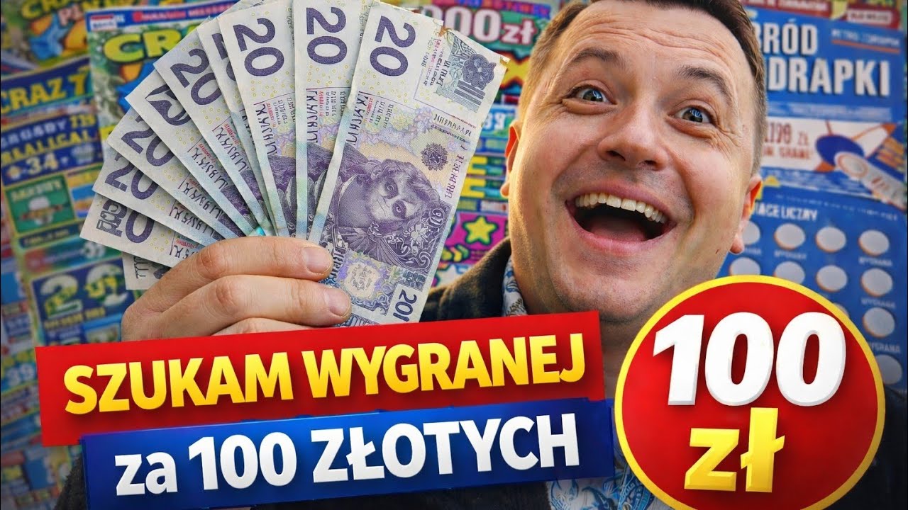 WYGRANA ZA 100 ZŁOTYCH ZDRAPKI LOTTO EKSPRES LOSY LOTTO - YouTube