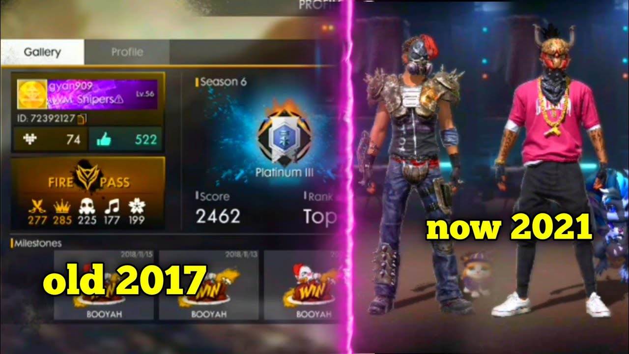 Free Fire old best pro uid 🤫 old profile vs new profile 🤔🤔 searching 😍 ...