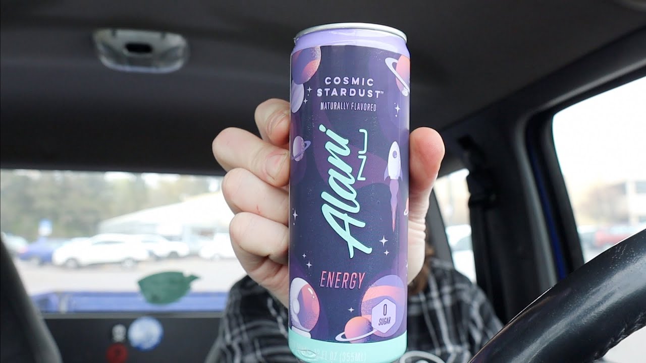 Alani NU cosmic Stardust energy drink review - YouTube