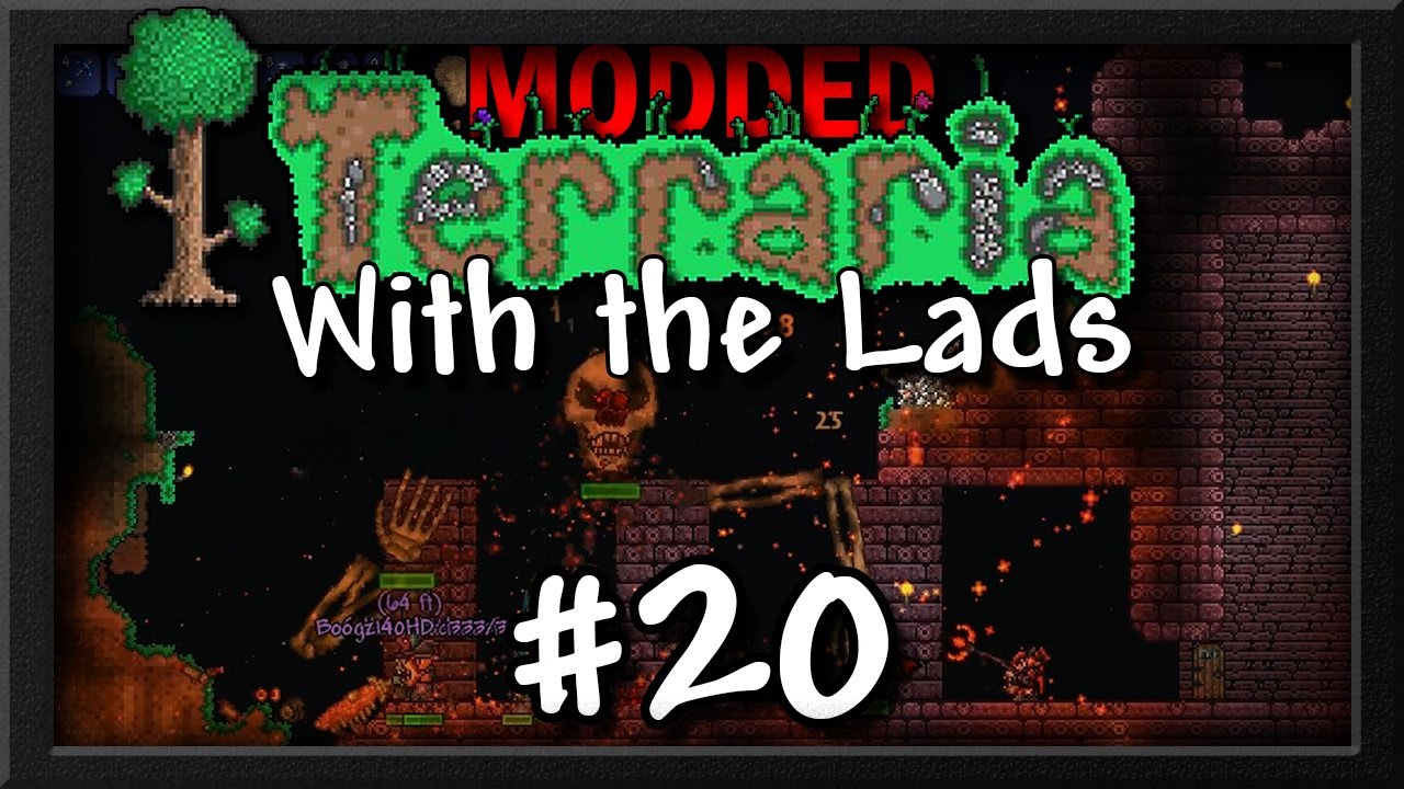 Modded Terraria MP - E20 - Spooky Scary - YouTube