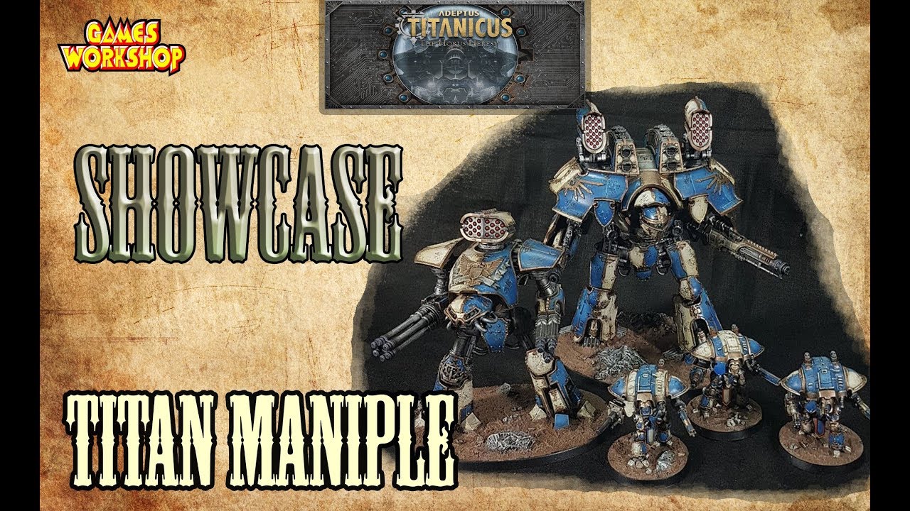 Adeptus titanicus - Titan Maniple - Showcase - YouTube