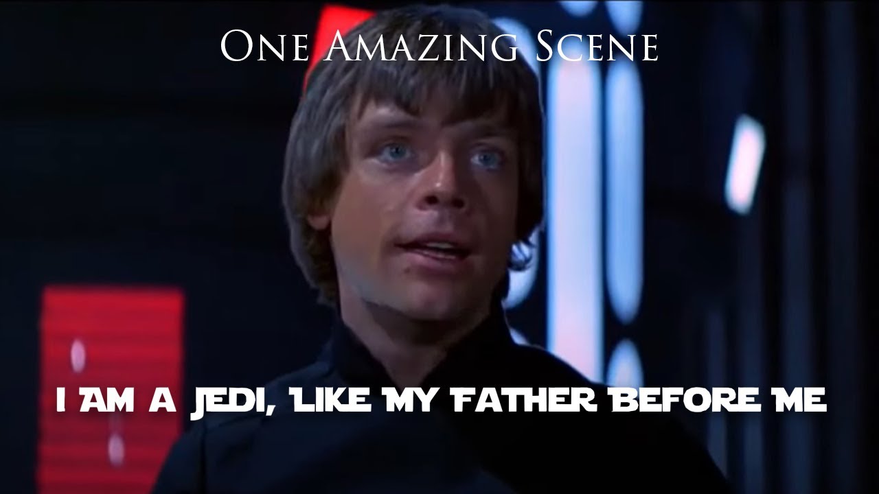 One Amazing Scene - I Am a Jedi, Like My Father Before Me - YouTube