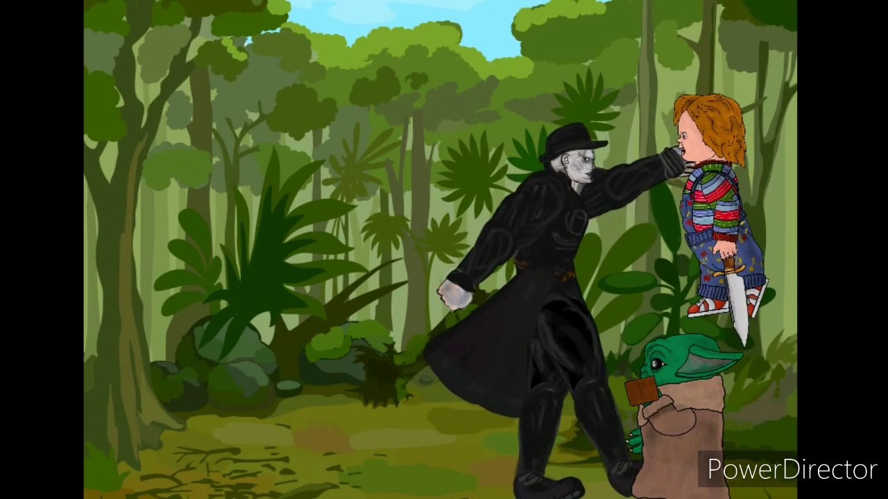 Chucky vs baby yoda, TYRAN - drawing cartoons2 - YouTube