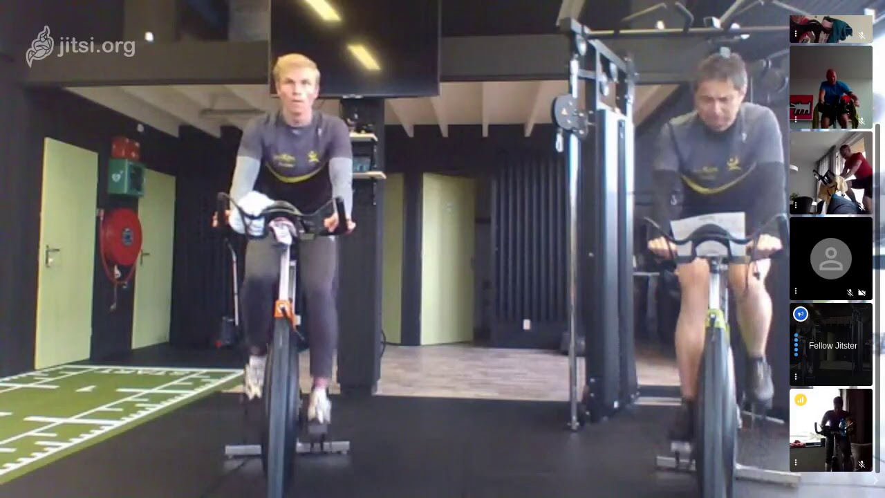 Jim's Gym P&TC online live indoor cycling training 3-4-2020 - YouTube