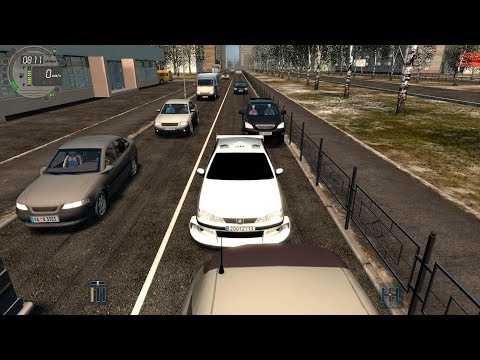 City Car Driving - Peugeot 406 Taxi Marseille l Normal Driving | 60FPS 1440p