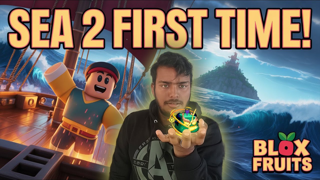 I Finally Reached SECOND SEA in Blox Fruits Roblox #12 - YouTube
