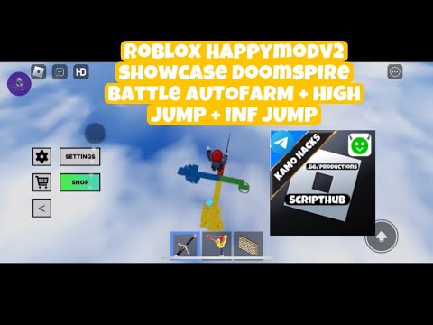 {NEW-OP} ROBLOX HAPPYMODV2 IOS SHOWCASE Doomspire battle AUTOFARM HIGH ...