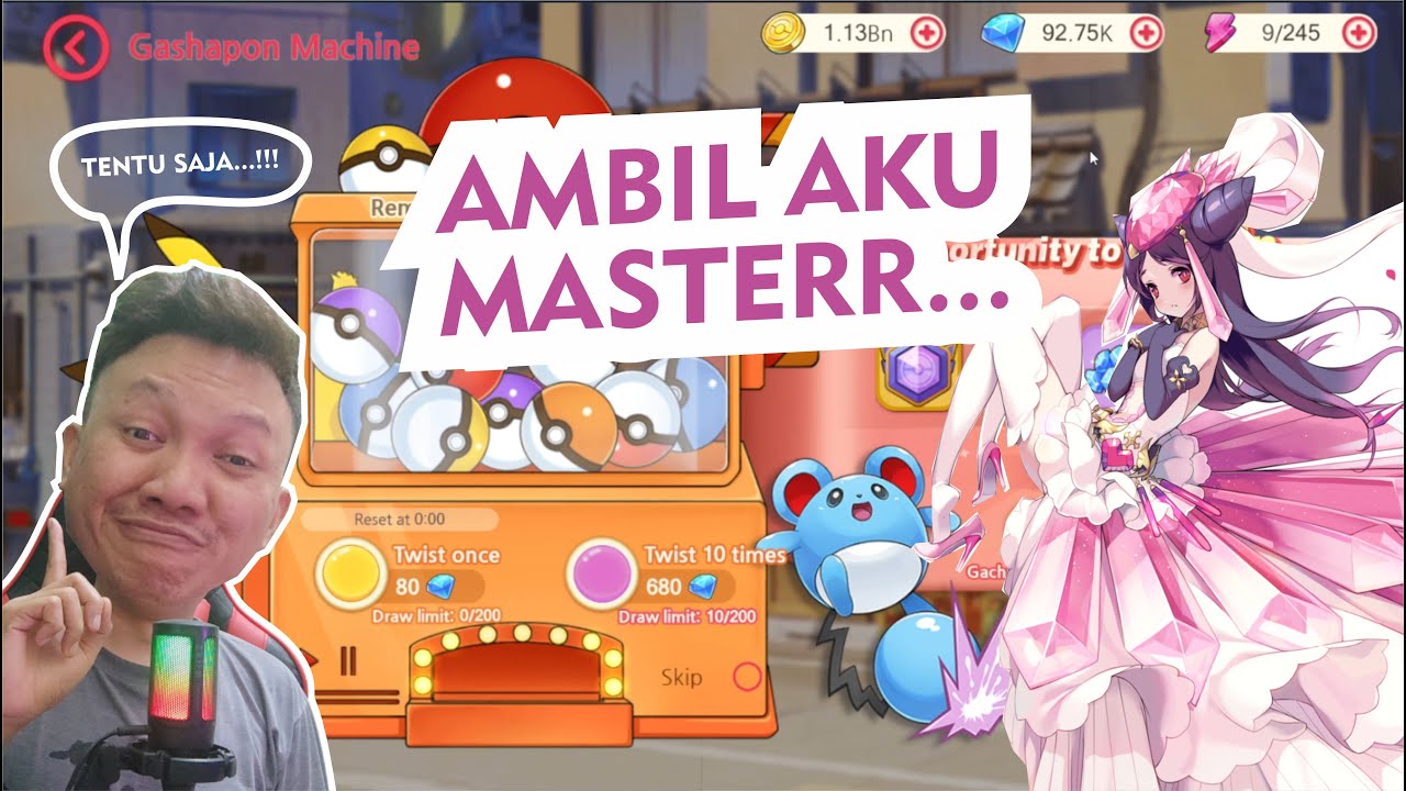 🔥🔥🔥GACHA GASOPON DI AKUN UTAMA DEMI Z-MOVE DIANCIE‼️| Hyper Evolution: Adventure - YouTube