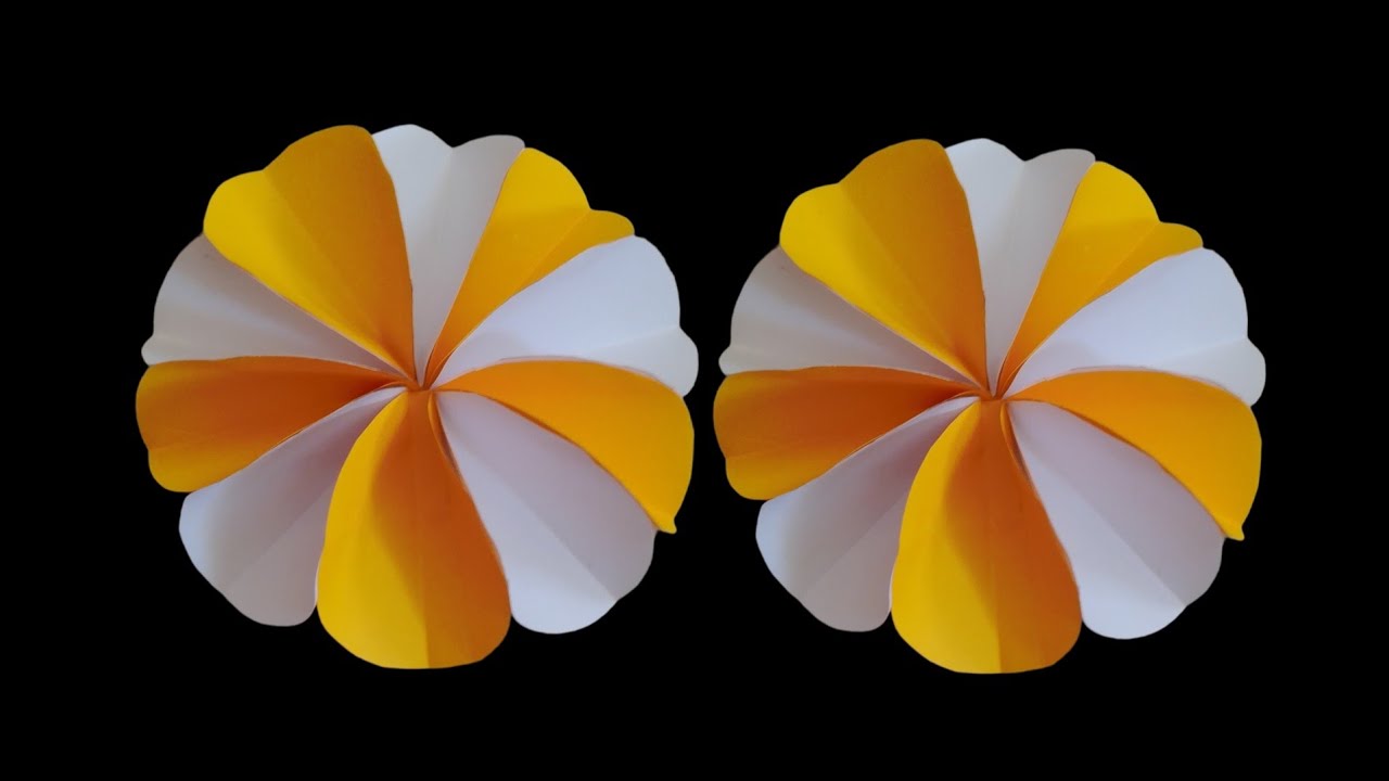 Diy Paper Flowers।Very Easy and Simple Paper crafts।Sohoje Ful Toire#21 ...