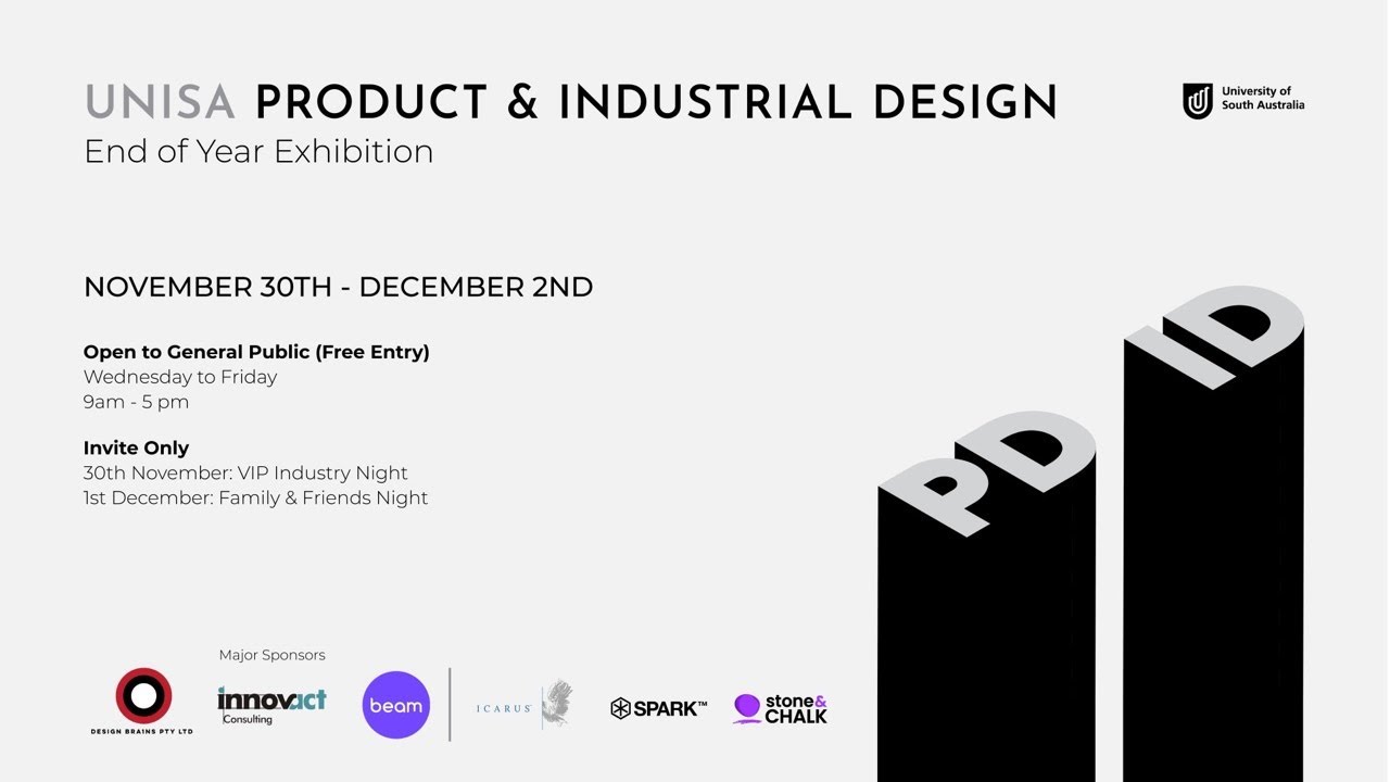 UniSA Product Design Exhibition Opening 2022 - Live Stream - YouTube