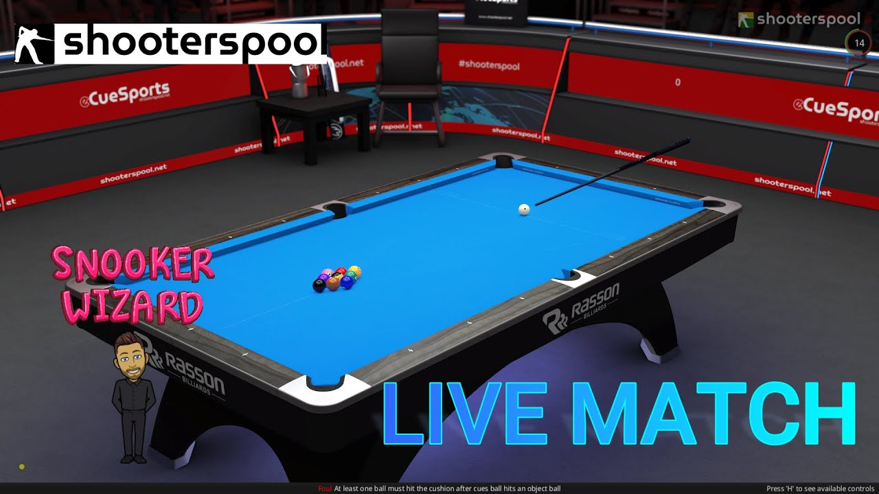 Shooterspool | OB 14.1 STRAIGHT POOL OPEN - Round 6 Losers | Live Match ...
