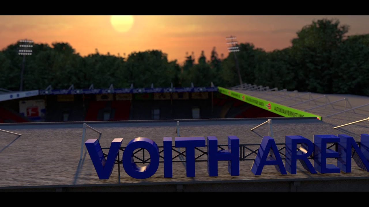 1. FC Heidenheim - VOITH ARENA | 3D Model - YouTube