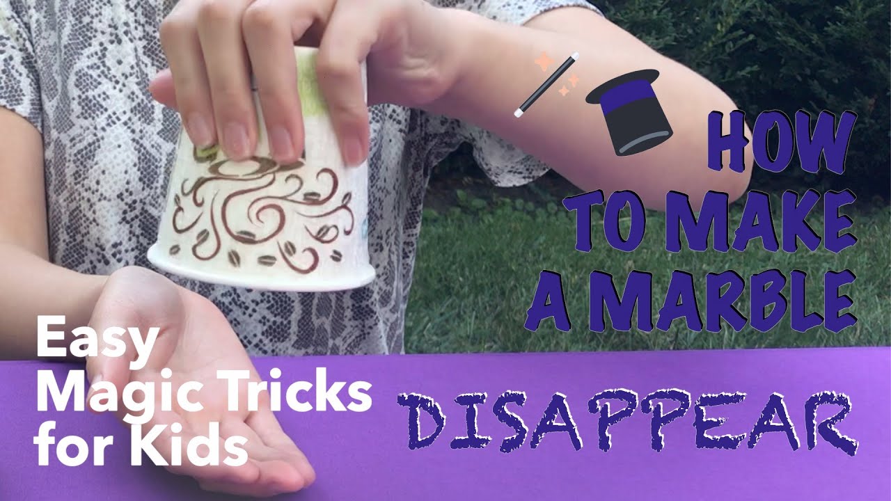 How to Make a Marble Disappear | Easy Magic Tricks for Kids - YouTube