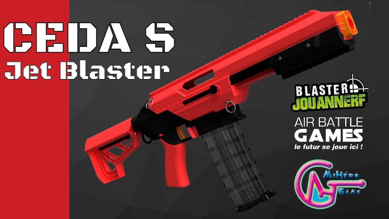 Présentation d'un Blaster pro CEDA S Jet Dartblaster avec MHM et ...