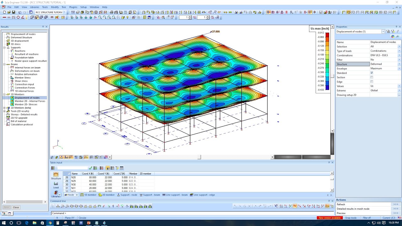 SCIA Engineer Full Course-Part 6: Meshing & Analysis - YouTube