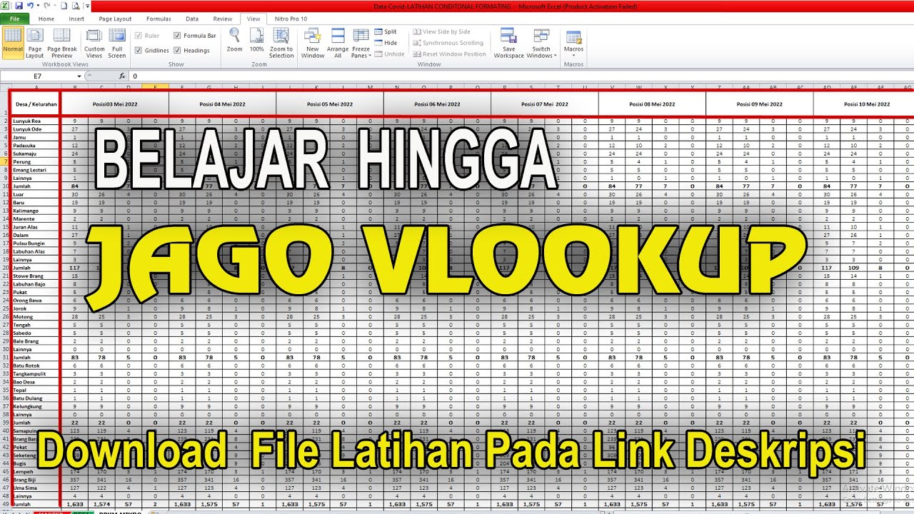 Tutorial Menggunakan Vlookup Pada Excel Youtube 0945