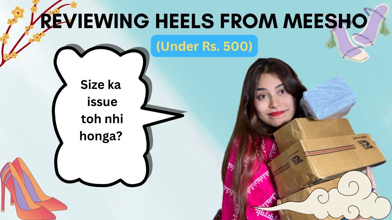 Reviewing Heels From Meesho (Under Rs. 500) | Meesho Heels | Meesho ...