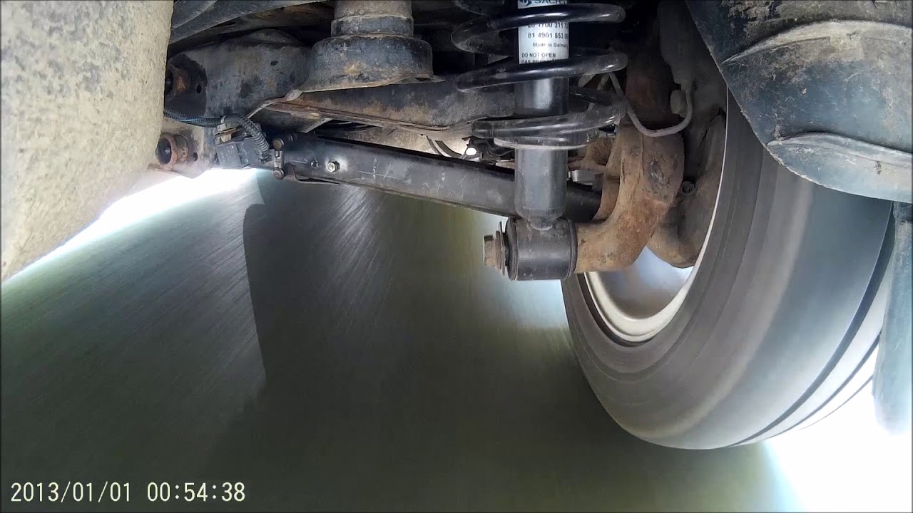 Opel Vectra B Rear suspension / Hátsó felfüggesztés - YouTube