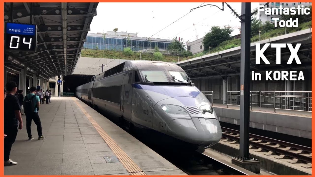 KTX (Korea Train Express) Experience in KOREA - YouTube