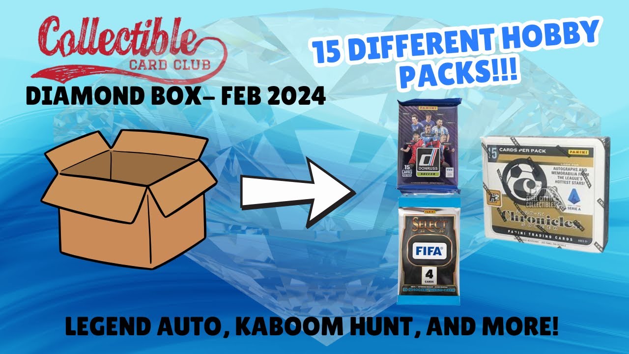 So Many Hobby Packs! Collectible Card Club- Diamond Box February | Nice ...