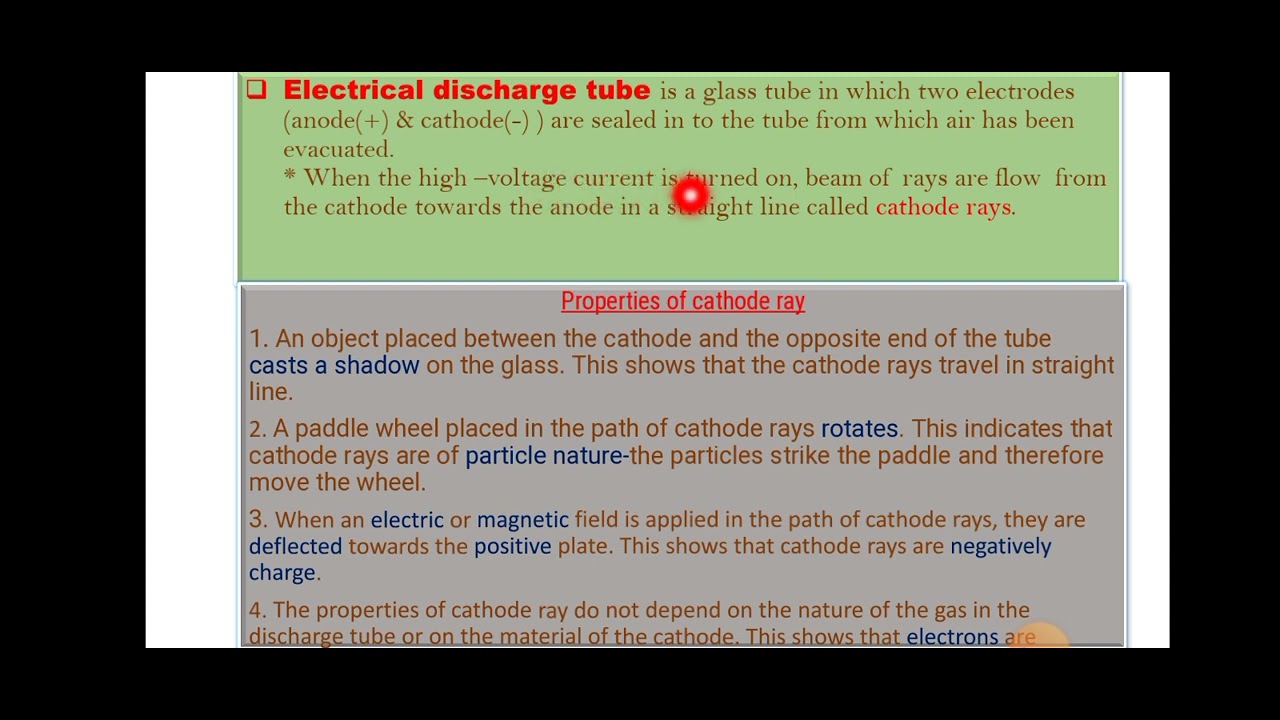 discovery of electron - YouTube