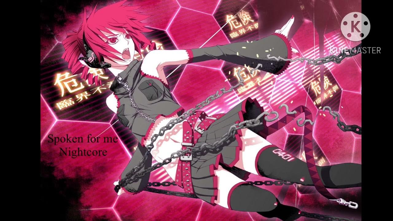 Nightcore spoken for ~ flavor foley - YouTube
