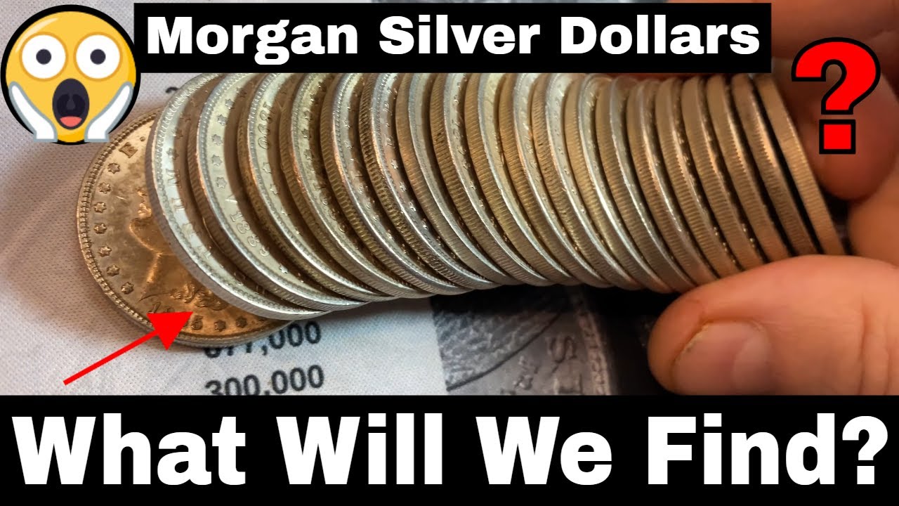 Searching 2 Rolls of Morgan Silver Dollars - YouTube