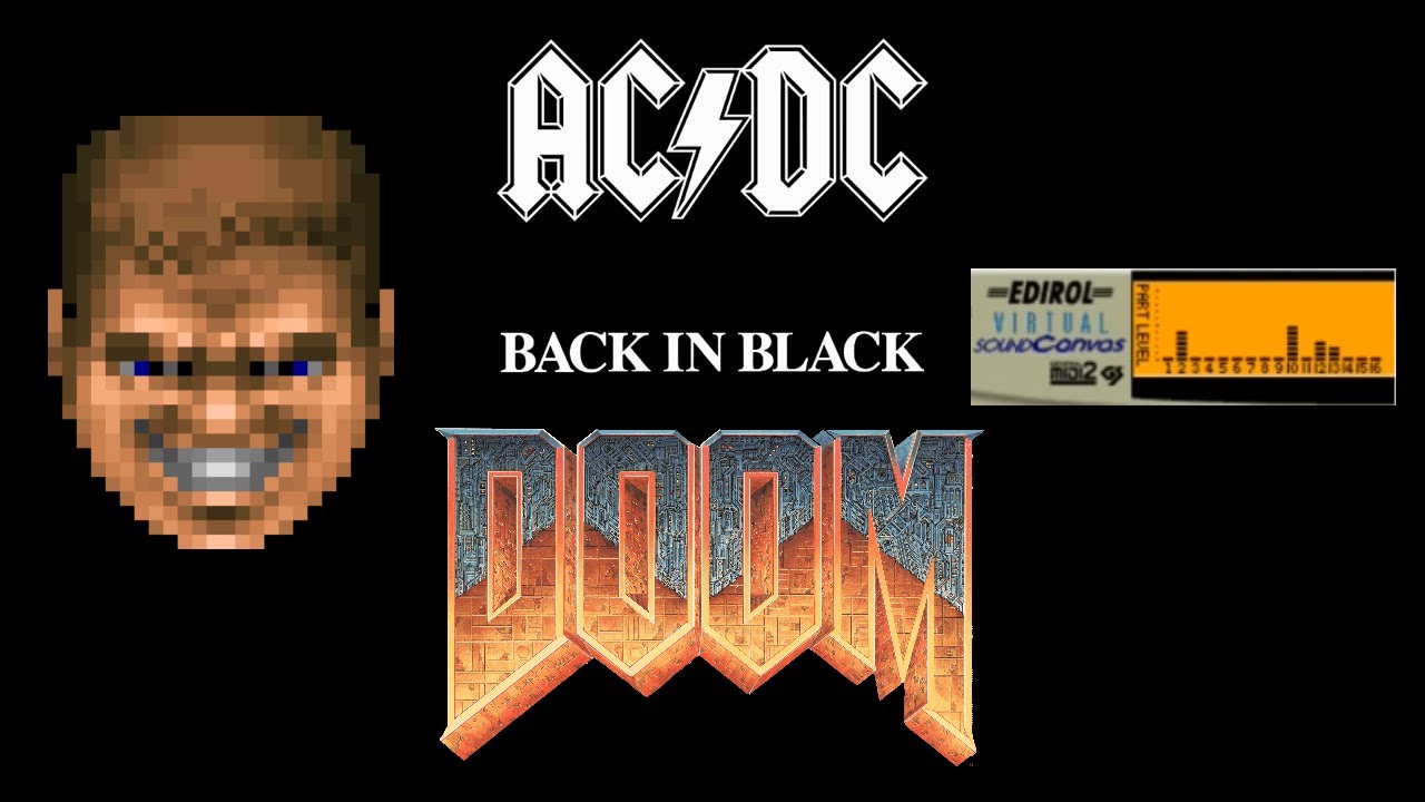 【MIDI】AC/DC - Back In Black | DOOM-Styled - YouTube