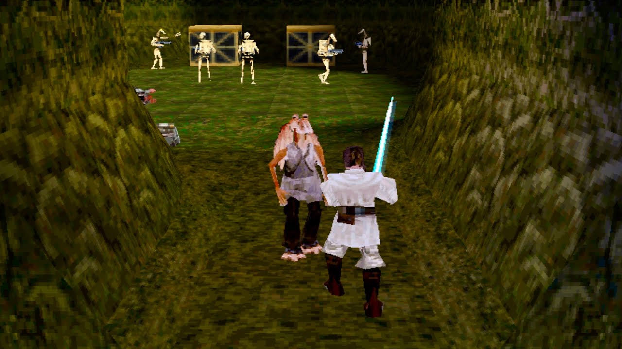 Meesa clumsy, but meesa still help (Star Wars Episode I: The Phantom ...