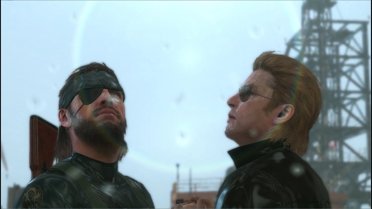 The rain cutscene Peace Walker Kaz and Big Boss version |Metal Gear ...