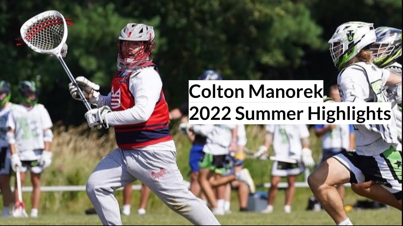 Colton Manorek (2024 Goalie) 2022 Summer Highlights - YouTube