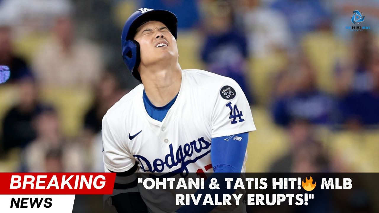 🔥 Ohtani & Tatis Hit by Pitches as Dodgers vs. Padres Rivalry Erupts ...