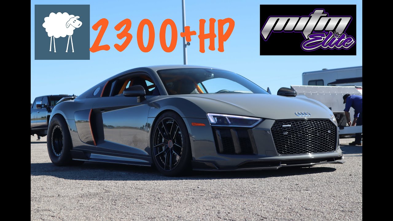 2300hp Sheepey Race R8 shows up to MITM (Day 1) - YouTube