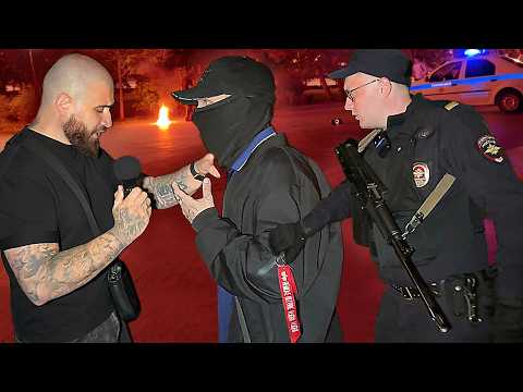 ЛЕВ ПРОТИВ - ГРУППИРОВКА В МАСКАХ НАПАЛИ С ПЕРЦОВКАМИ. Часть 2