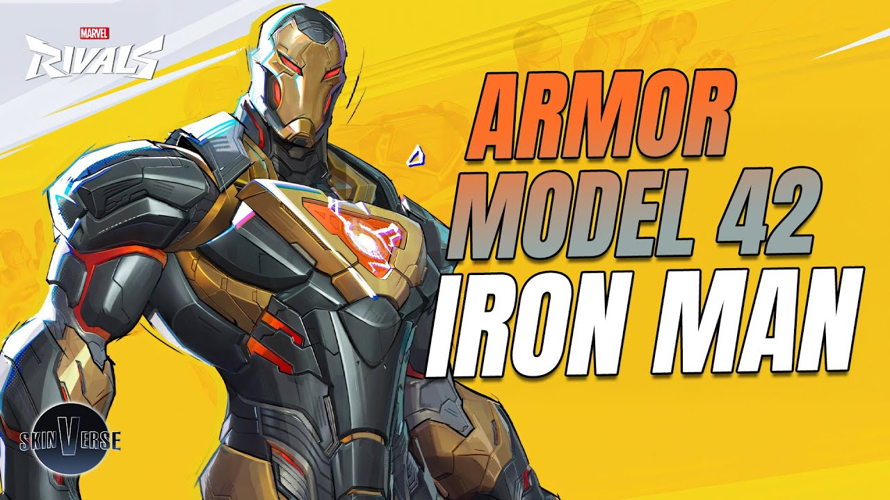 Armor Model 42 Iron Man Skin Spotlight 4K - Marvel Rivals - YouTube