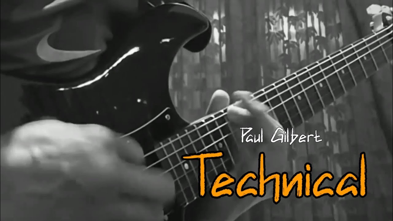 Paul Gilbert - Technical (Cover) - YouTube