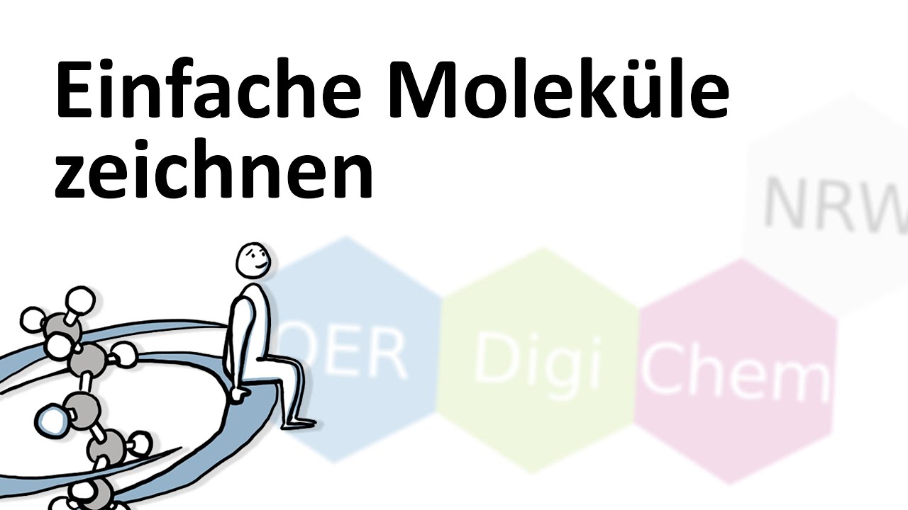 Chemsketch - Einfache Moleküle Zeichnen - YouTube
