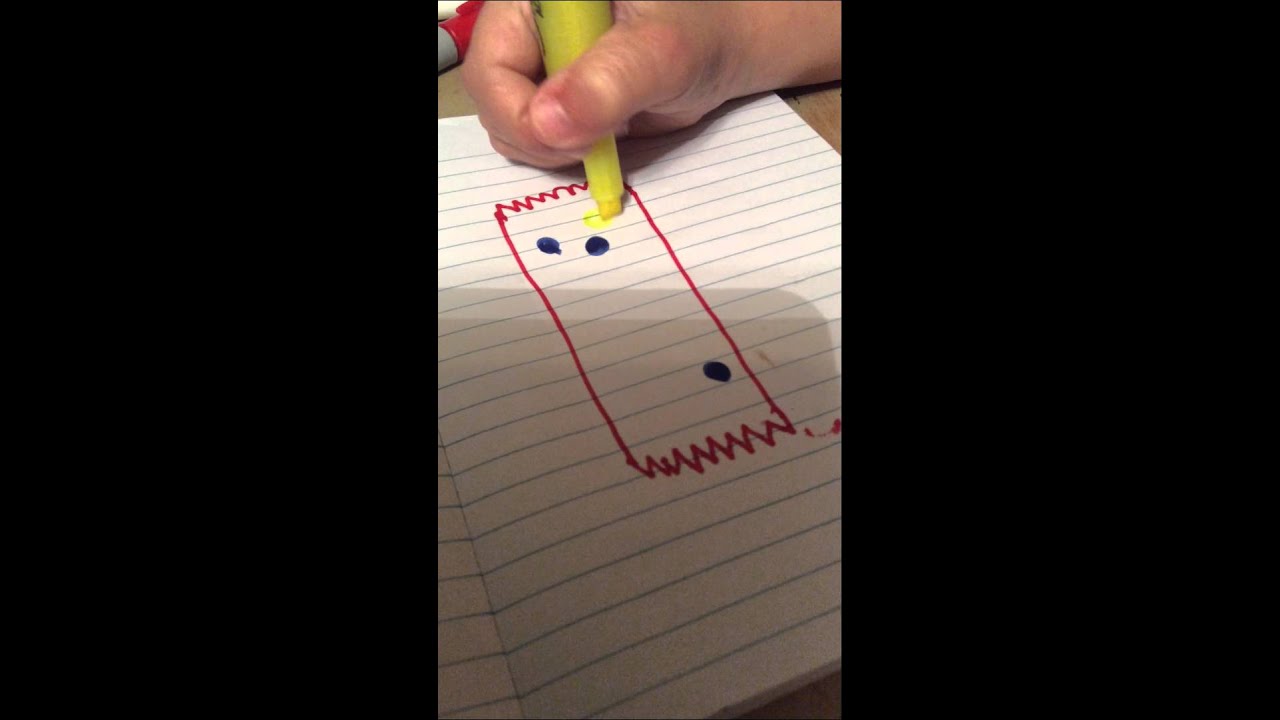 Drawing a skittles packet - YouTube