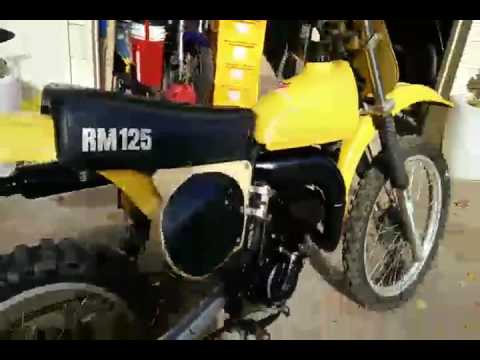 1978 RM125 First Running After Fresh Top End - YouTube