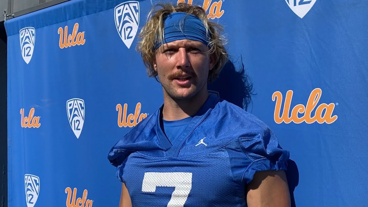 RB Colson Yankoff after UCLA practice 11/21 - YouTube