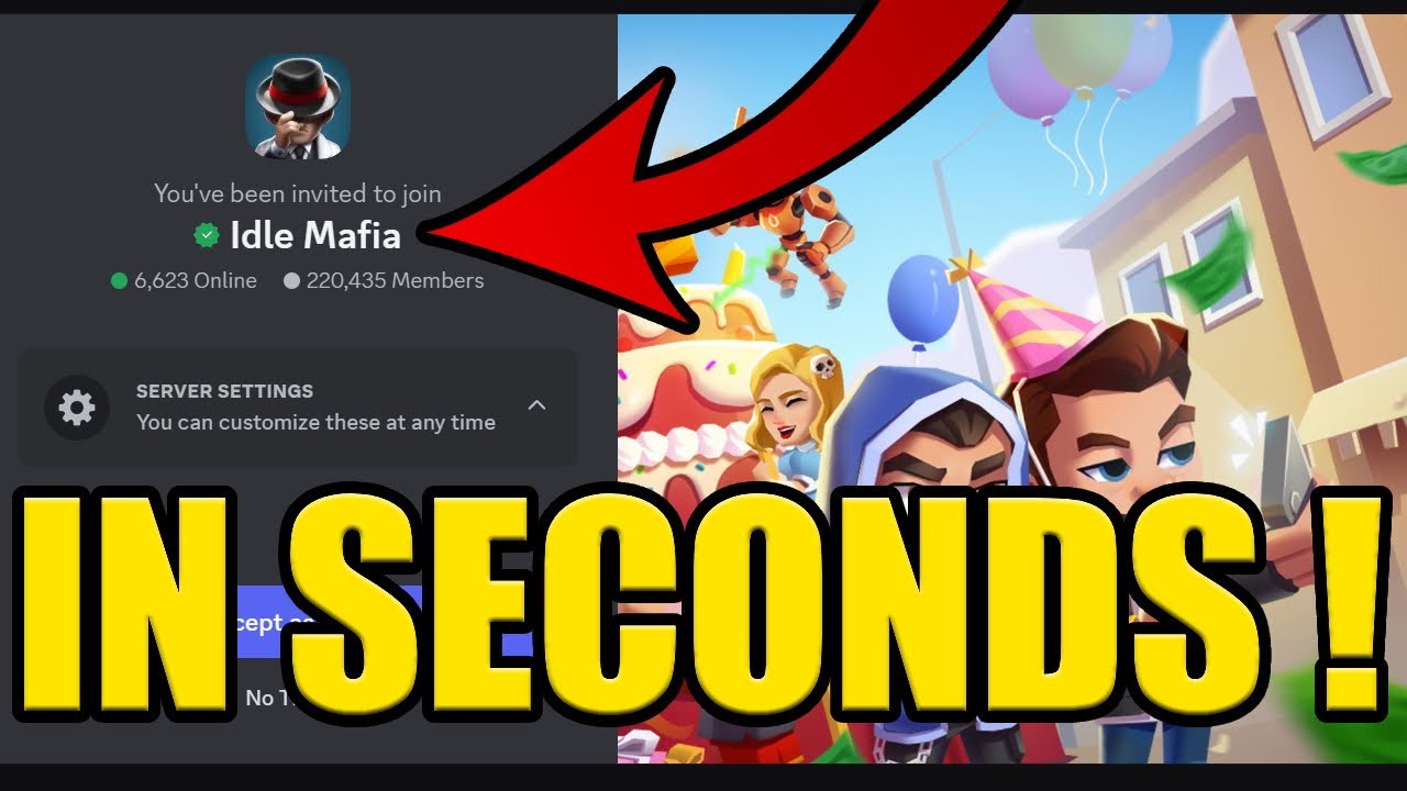 HOW to JOIN IDLE MAFIA DISCORD SERVER PC & MOBILE - YouTube