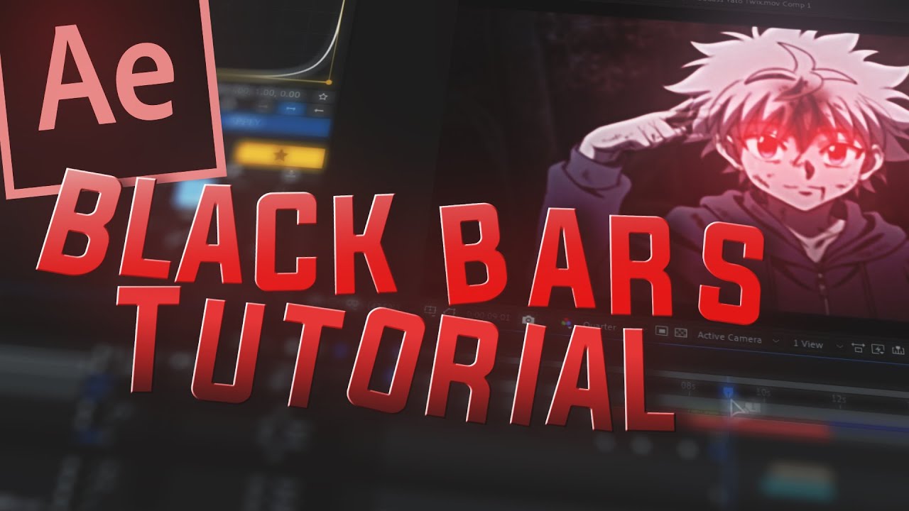 Moving Black bars Tutorial | After effects Amv Tutorial - YouTube