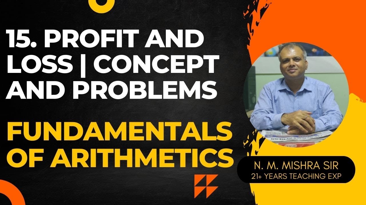 15. Profit and Loss | Concept and Example Problems - YouTube