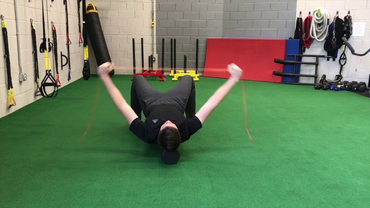Chest Stretch: Roller Active - YouTube