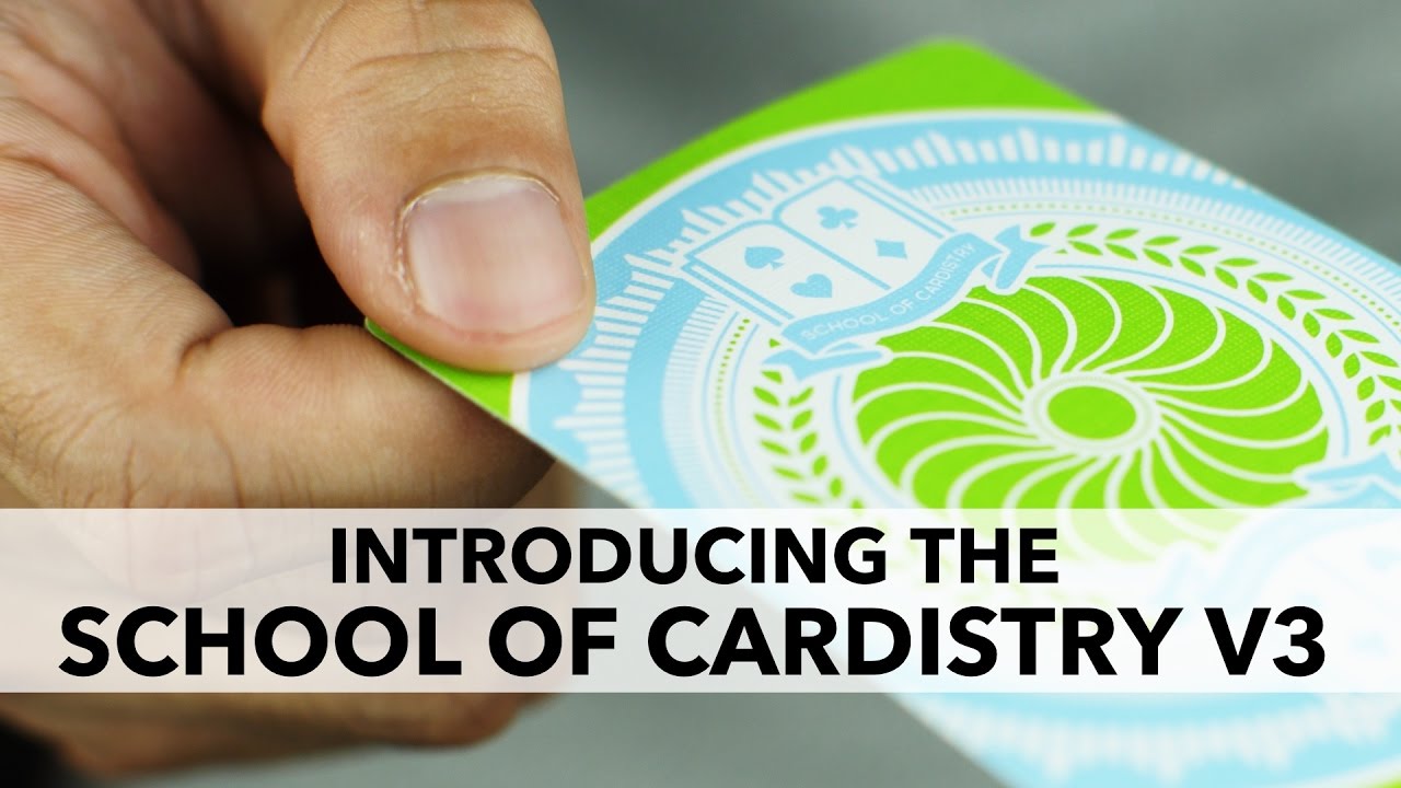 Introducing the School of Cardistry V3 Playing Cards - YouTube